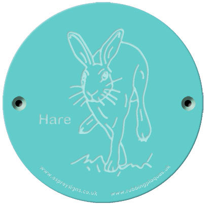 Rainbow Rubbing 'Hare' – Osprey Signs