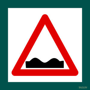 'Speed bumps' symbol sign – Osprey Signs