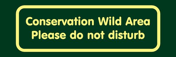 'Conservation wild area' Nature Watch Visitor Management Sign – Osprey ...