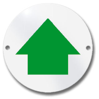 Waymarker Disc - Green Arrow - Pack of 10 – Osprey Signs