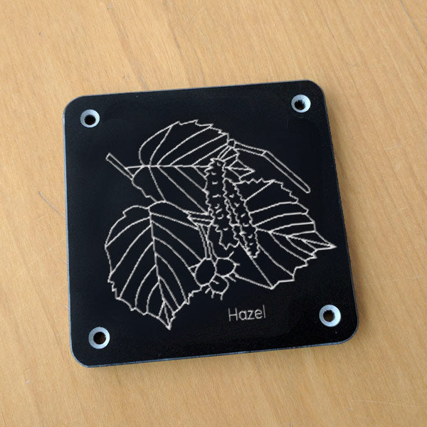 'Hazel' rubbing plaque – Osprey Signs
