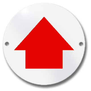 Waymarker Disc - Red Arrow - Pack of 50 – Osprey Signs