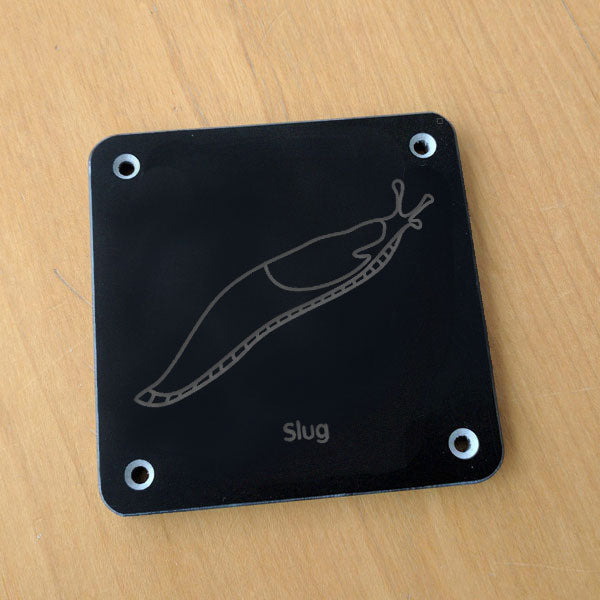 'Slug' rubbing plaque – Osprey Signs